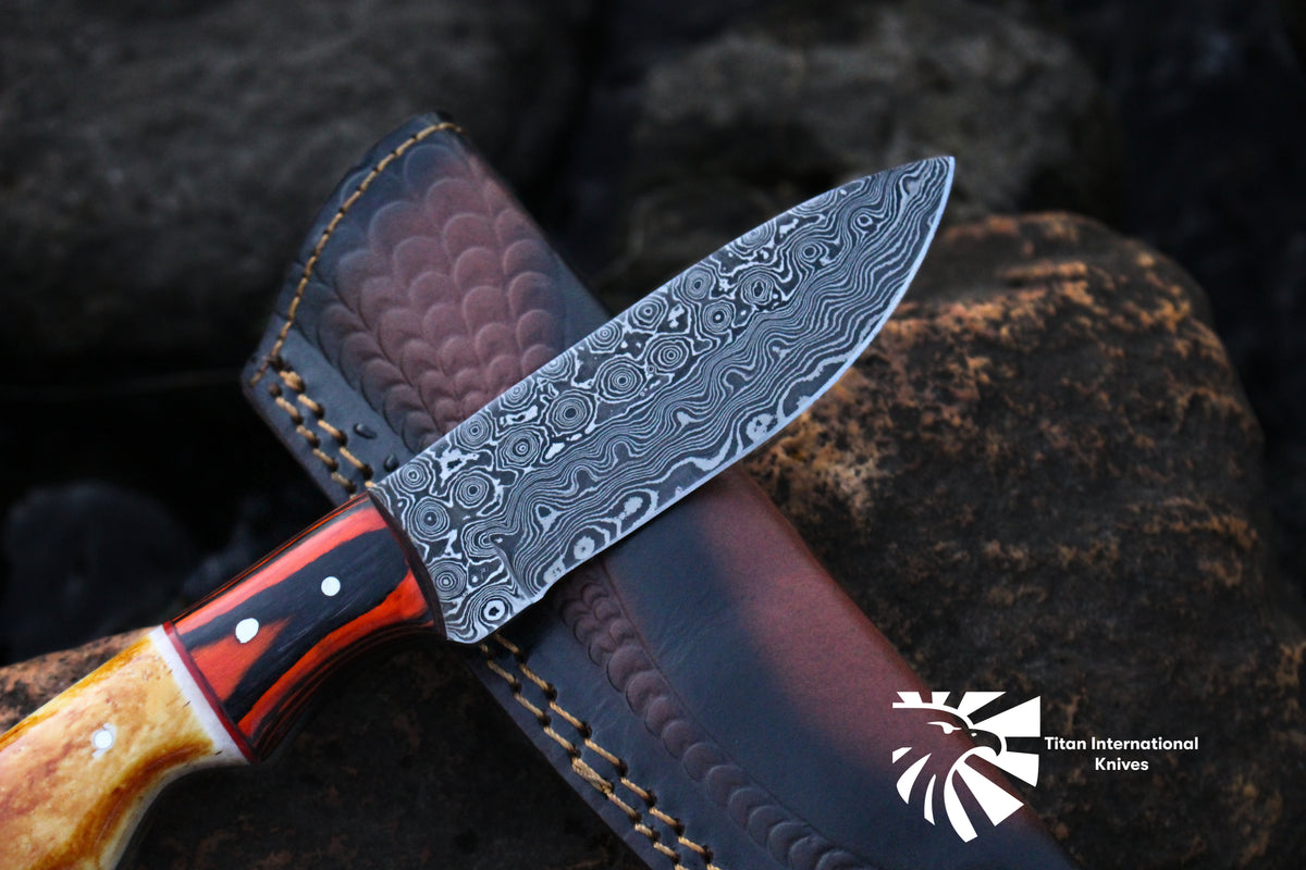 Custom /Titan Spade/ Damasucs Steel Hunting Knife (SPADE) – Titan ...