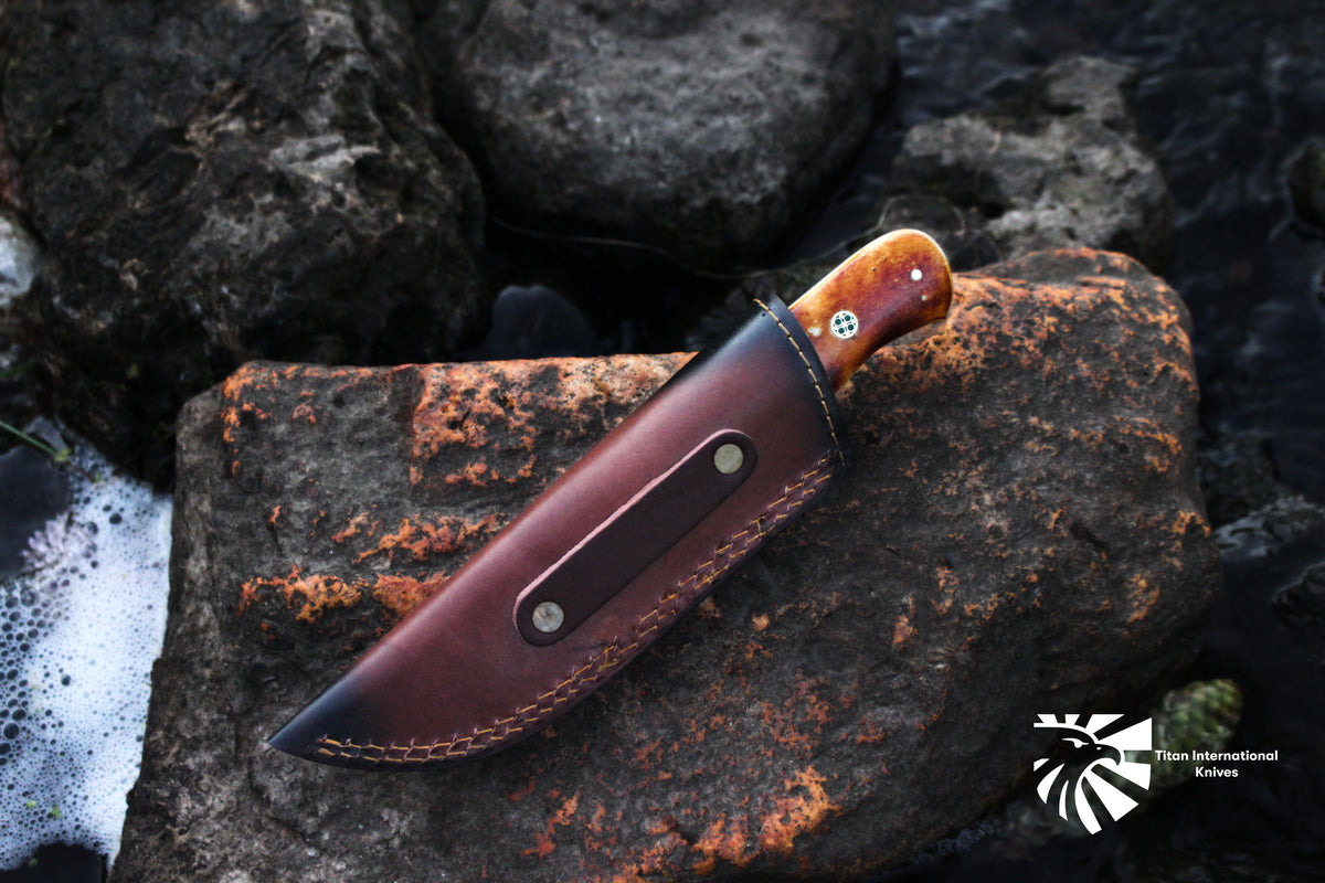 Custom /Titan Spade/ Damasucs Steel Hunting Knife (SPADE) – Titan ...